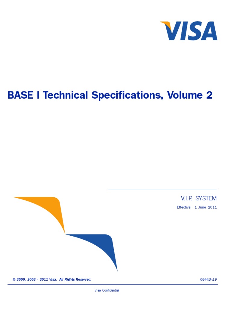 Vip System Base I Technical Specifications Volume II PDF | PDF | Non ...