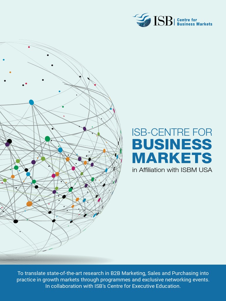ISB CBM Brochure | PDF | Strategic Management | Marketing Strategy