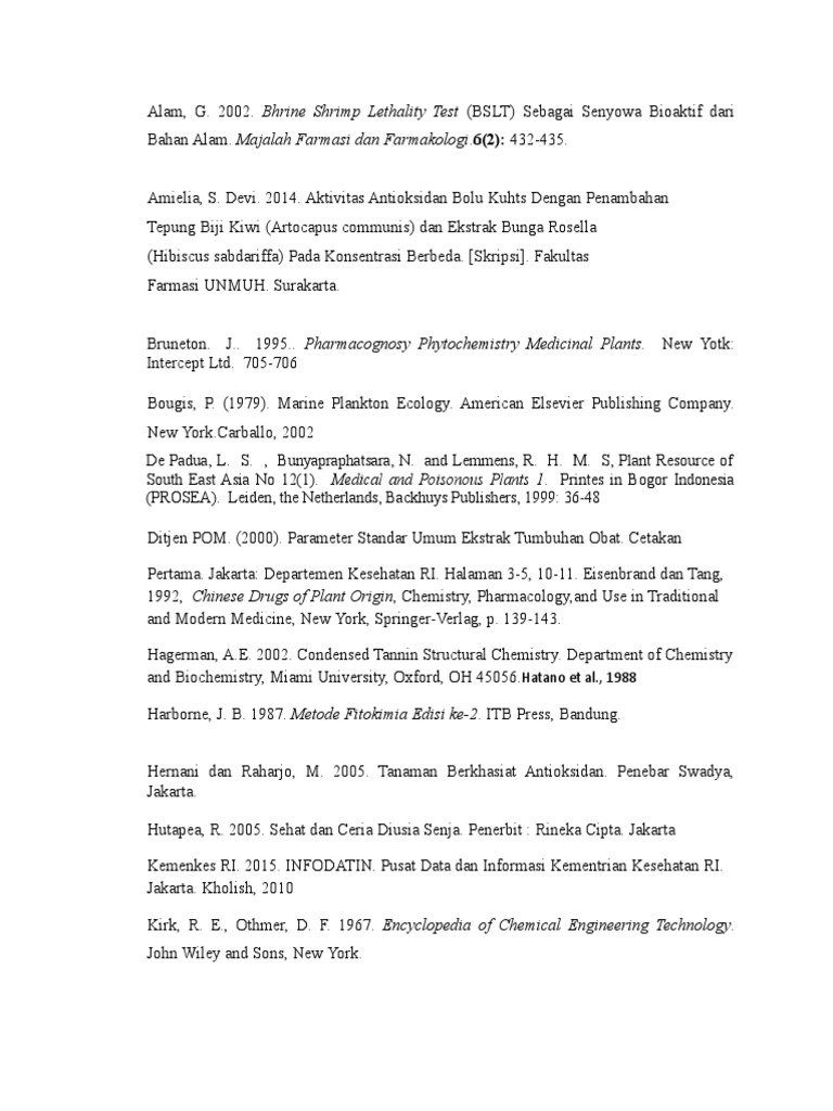 Dapus Proposal | PDF | Chemistry | Nature