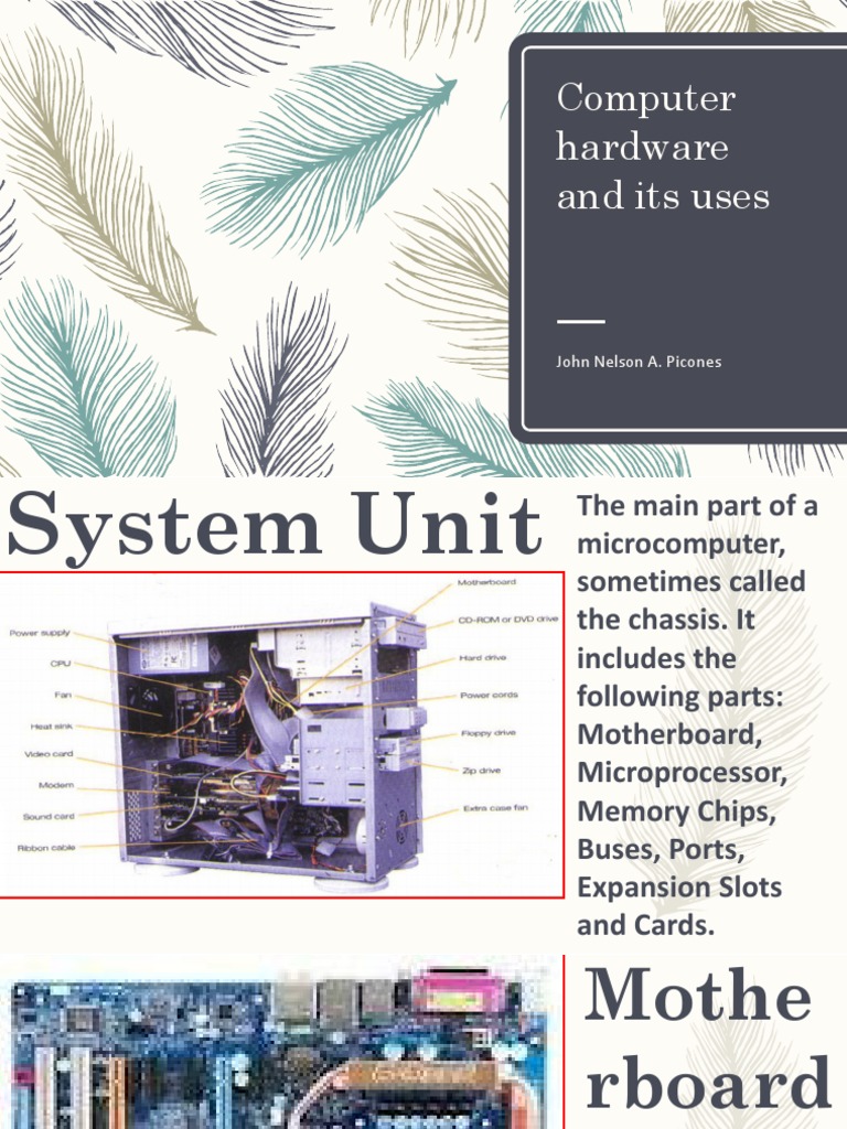 Grade 8 ICT Computer Hardware | PDF | Random Access Memory | Computer ...