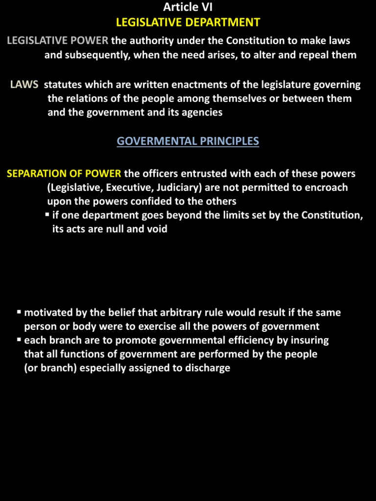 Article VI | PDF | Bill (Law) | United States Congress