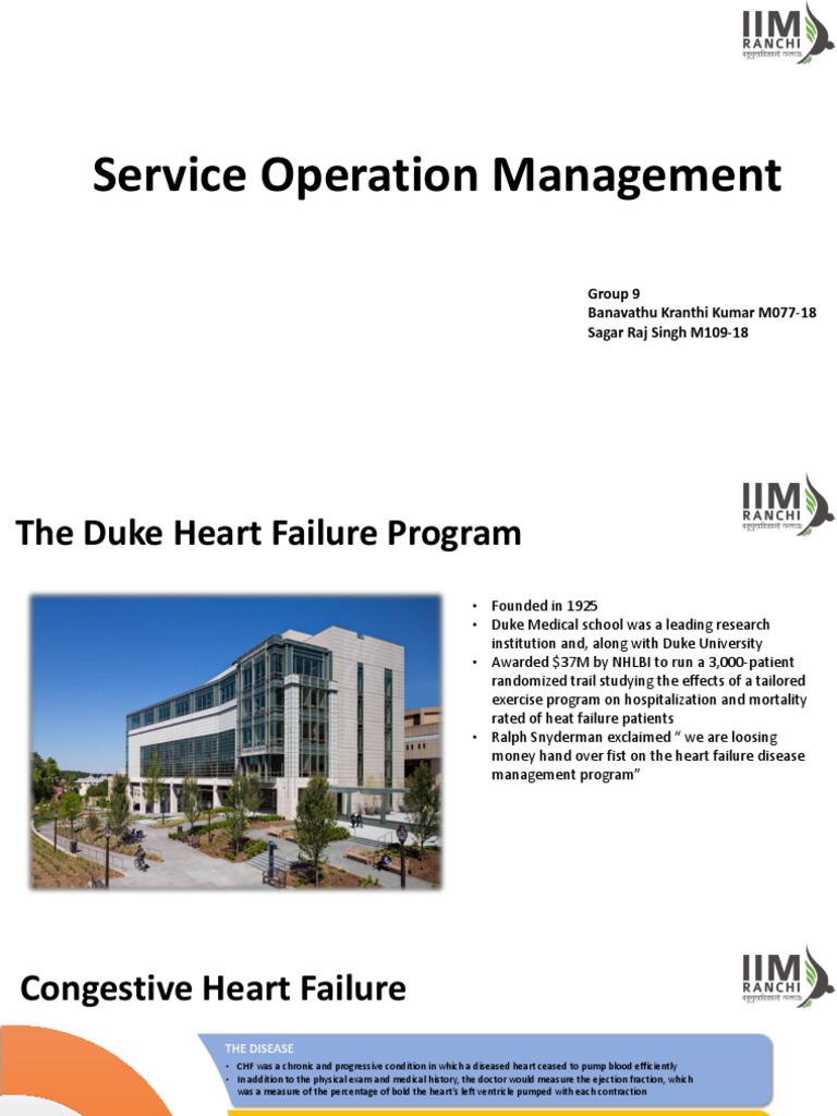 The Duke Heart Failure Program | PDF | Heart Failure | Health Care