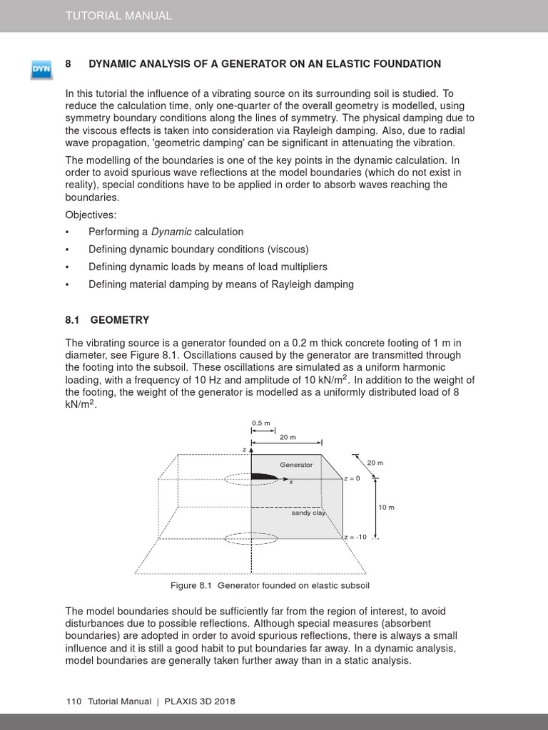 Plaxis Tutorial 8 | PDF | Waves | Physics