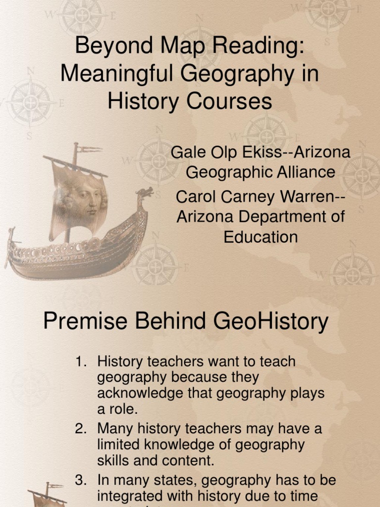 Integrating Geography into History: A Lesson on the Role of Weather in ...