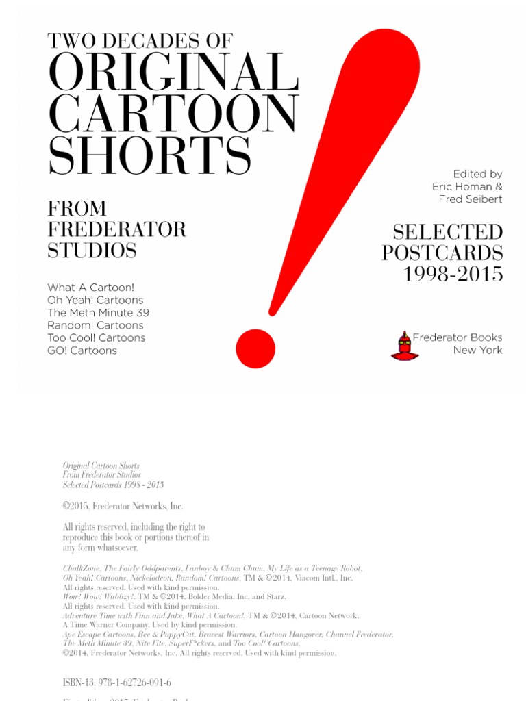 Frederator Studios Cartoon Postcards 1998-2015 | PDF | Cartooning ...