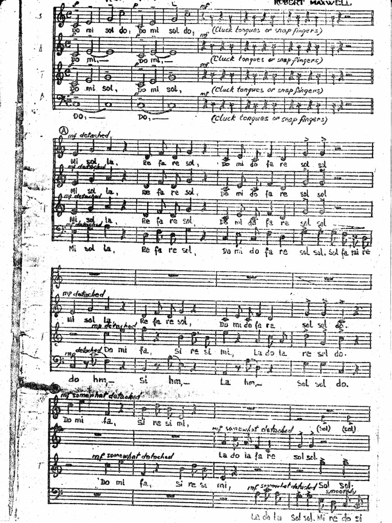 Vdocuments - MX - Solfeggio Robert Maxwell PDF | PDF