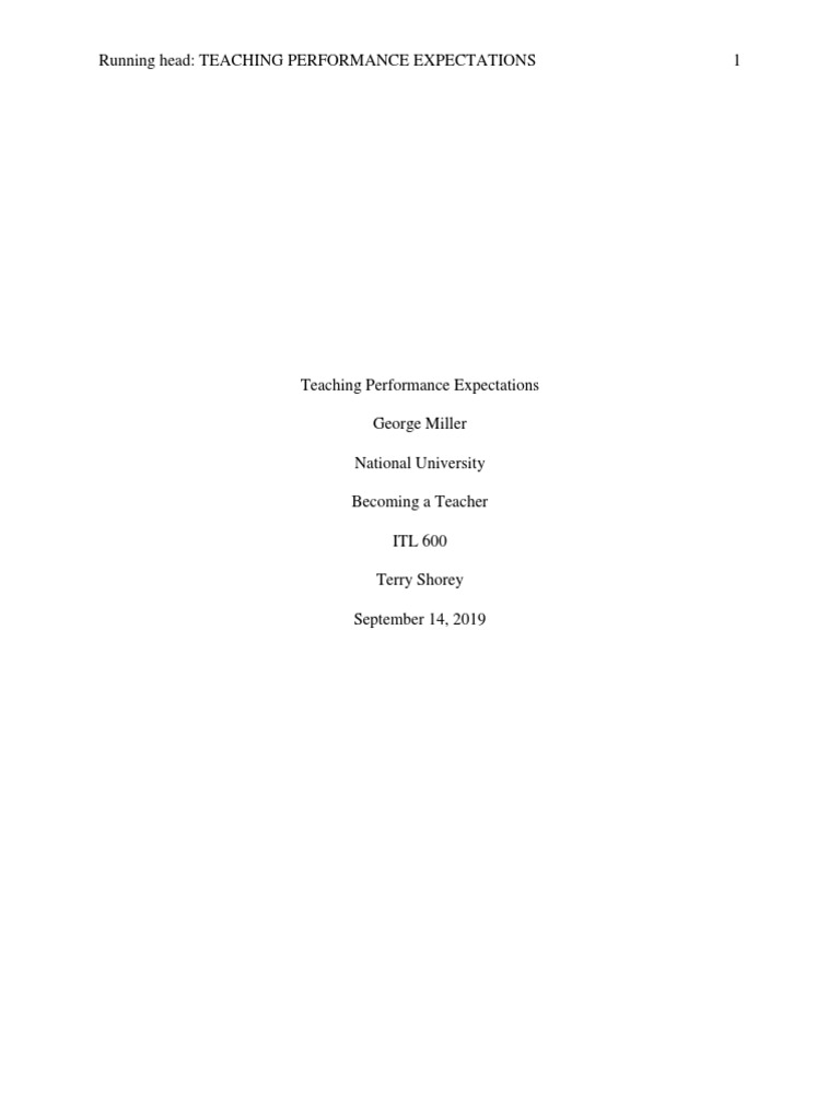 Teaching Performance Expectations | PDF | Curriculum | Teachers