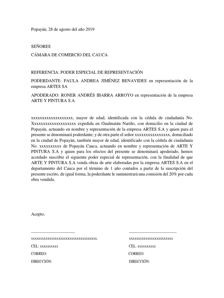 Modelo de Poder Comercial | PDF