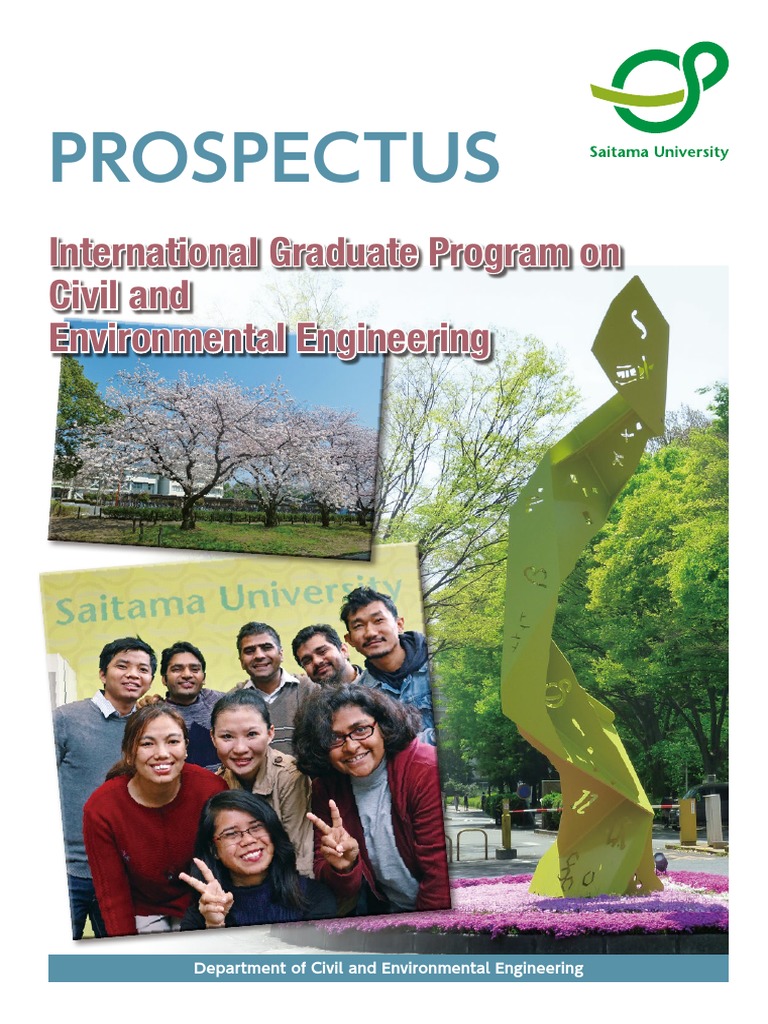 Saitama University Civil Engineering Prospectus | PDF | Graduate School ...