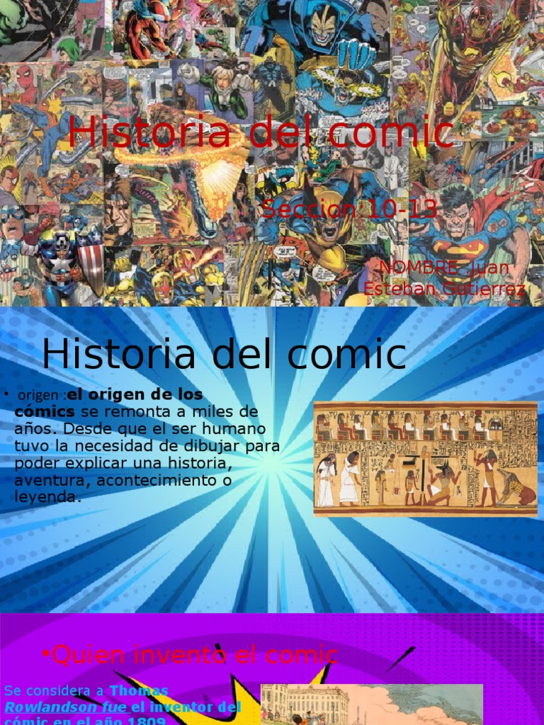 Historia Del Comic | PDF | Cómics | Comics Marvel