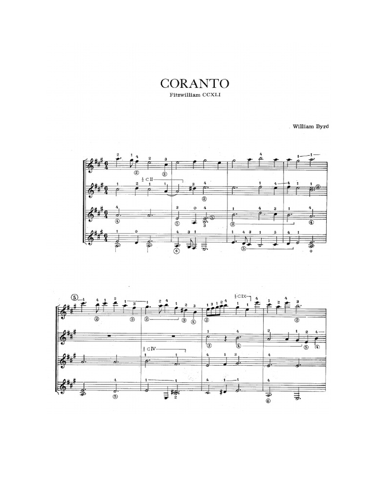 Byrd William Coranto, 4 Guitars | PDF