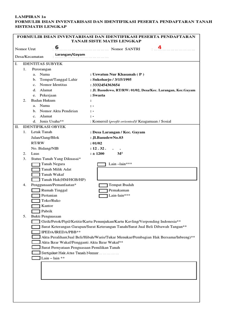 Land Administration | PDF