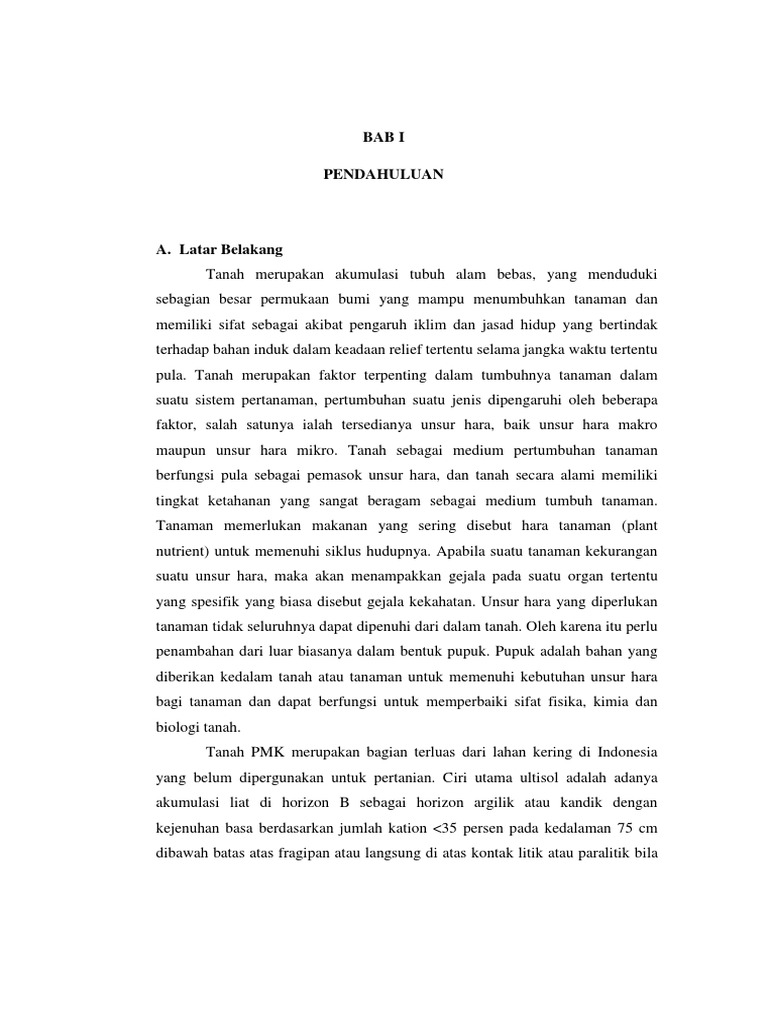 Tanah PMK dan Pertumbuhan Kacang Hijau | PDF