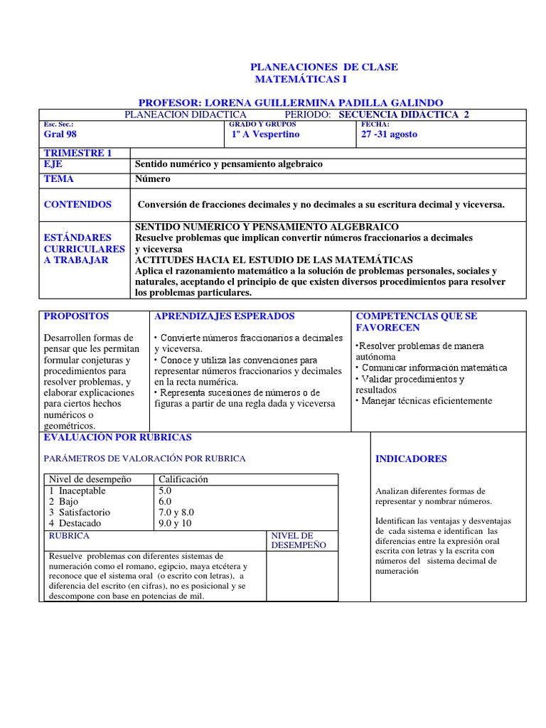 Hojas De Trabajo Sobre La Conversión De Fracciones A Decimales