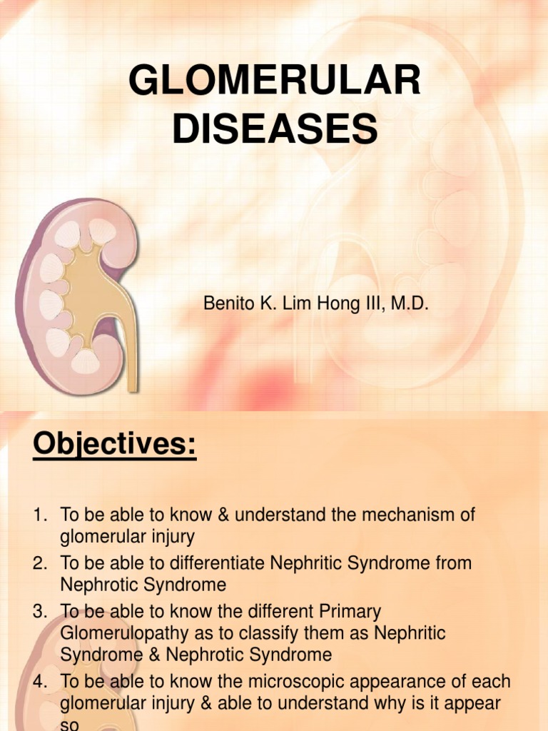 1 Glomerular Diseases | PDF | Kidney Disease | Urological Conditions