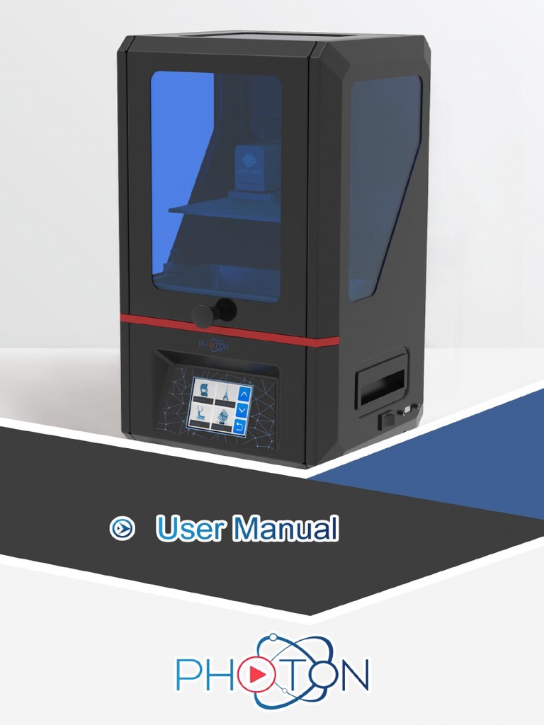 ANYCUBIC Photon User Manual - English - 20171229 PDF | PDF