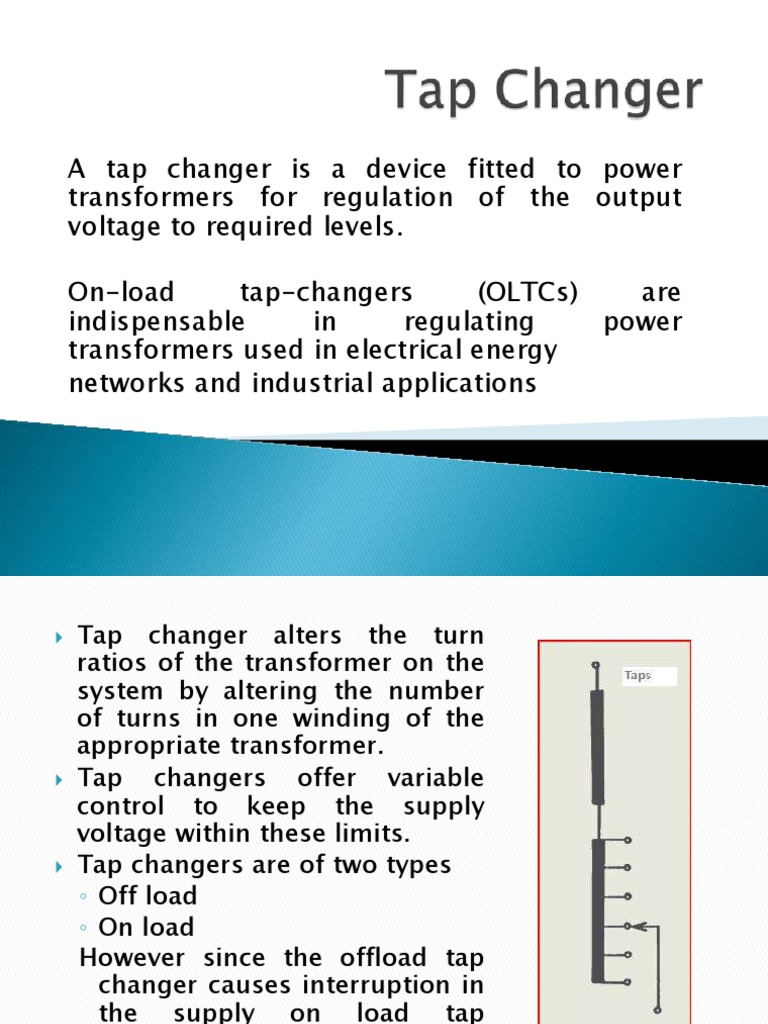 An in-depth guide to on-load tap changers and their operation | PDF ...