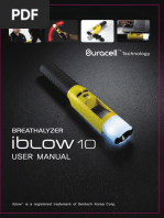 Alcolizer LE5 Alcohol Tester User Manual v25 | PDF | Battery Charger