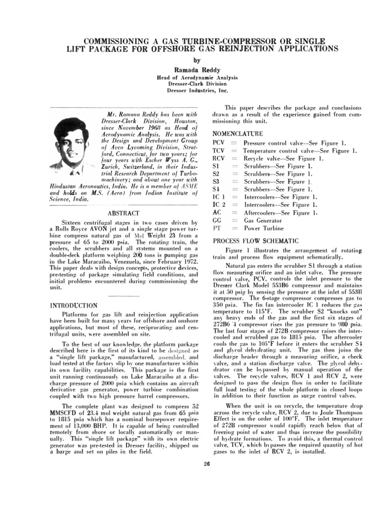 Commissioning Gas Turbine Compressor | PDF | Valve | Gas Turbine