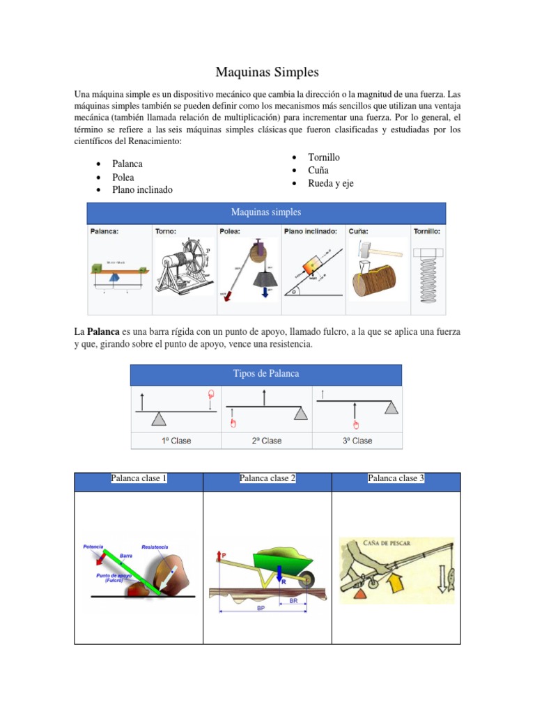 Maquina Simple | PDF