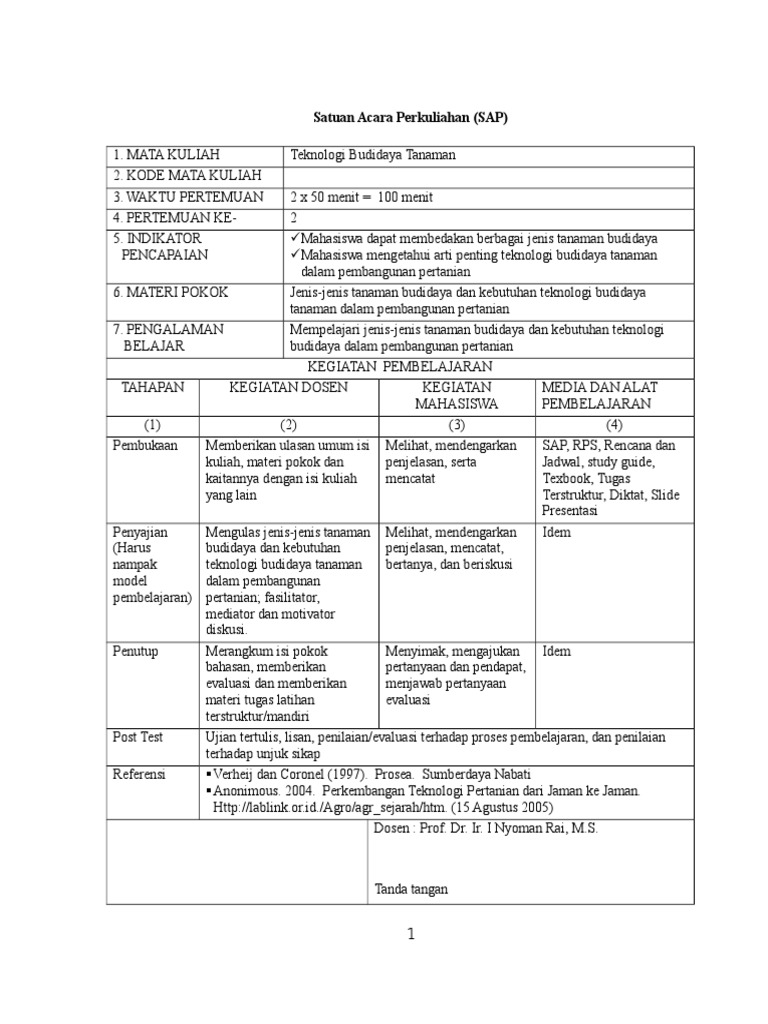 10.. Contoh SAP Sederhana | PDF
