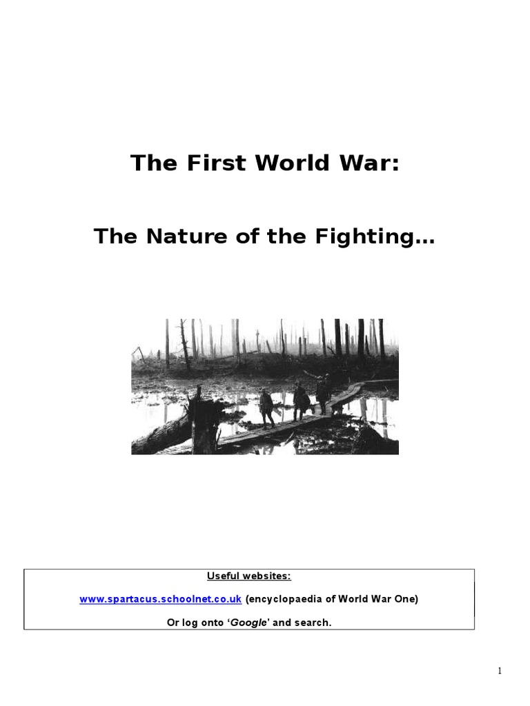ww1 Overview Booklet | PDF | Royal Flying Corps | Battle Of The Somme