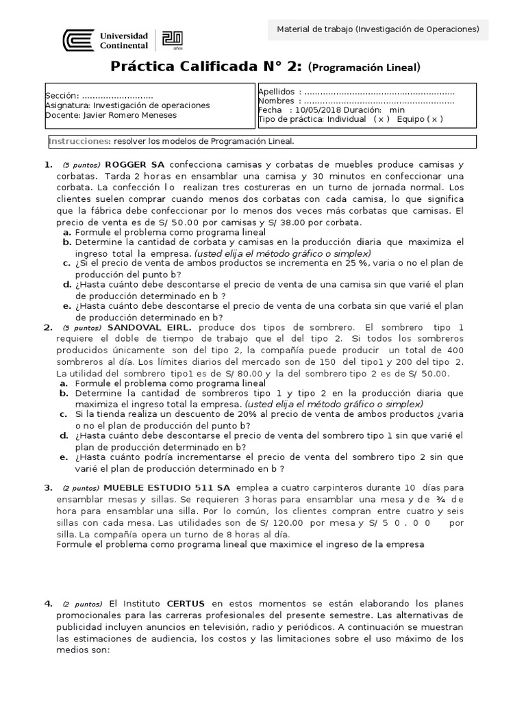 Guia Practica #6 Form Modelos Mas Complejos | PDF | Science | Enseñanza ...