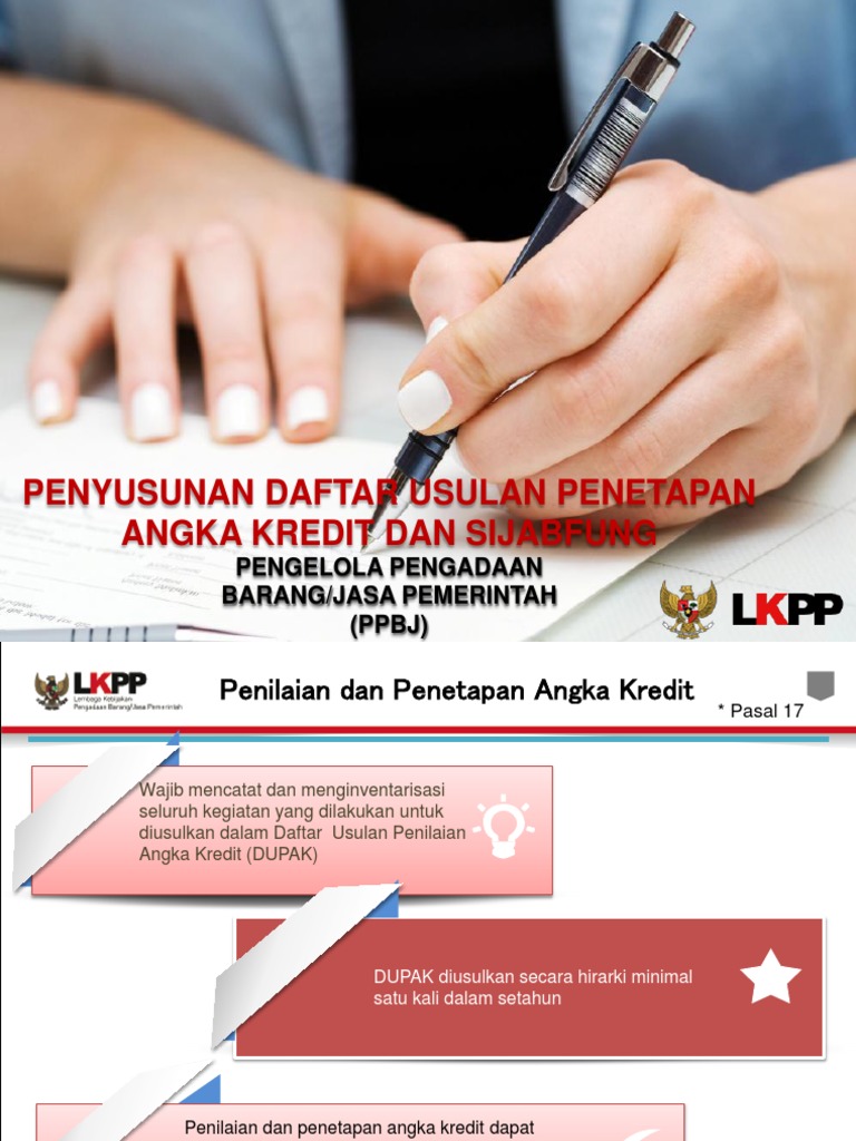 Penyusunan DUPAK Dan Sijabfung - Edit NEW | PDF