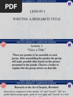 Guide in Writing Chapter 1 Quanti | PDF | Hypothesis | Theory