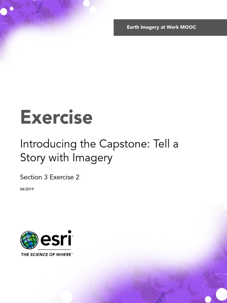 Exercise: Introducing The Capstone: Tell A Story With Imagery | PDF ...