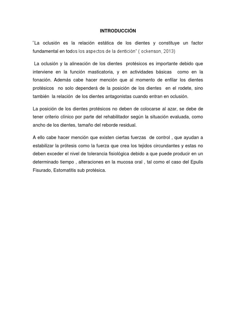 Importancia de la Zona Neutra en Prótesis Dentales | PDF | Dentadura ...