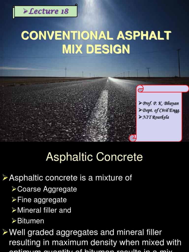 Asphalt Mix Design Fundamentals | PDF | Construction Aggregate | Asphalt