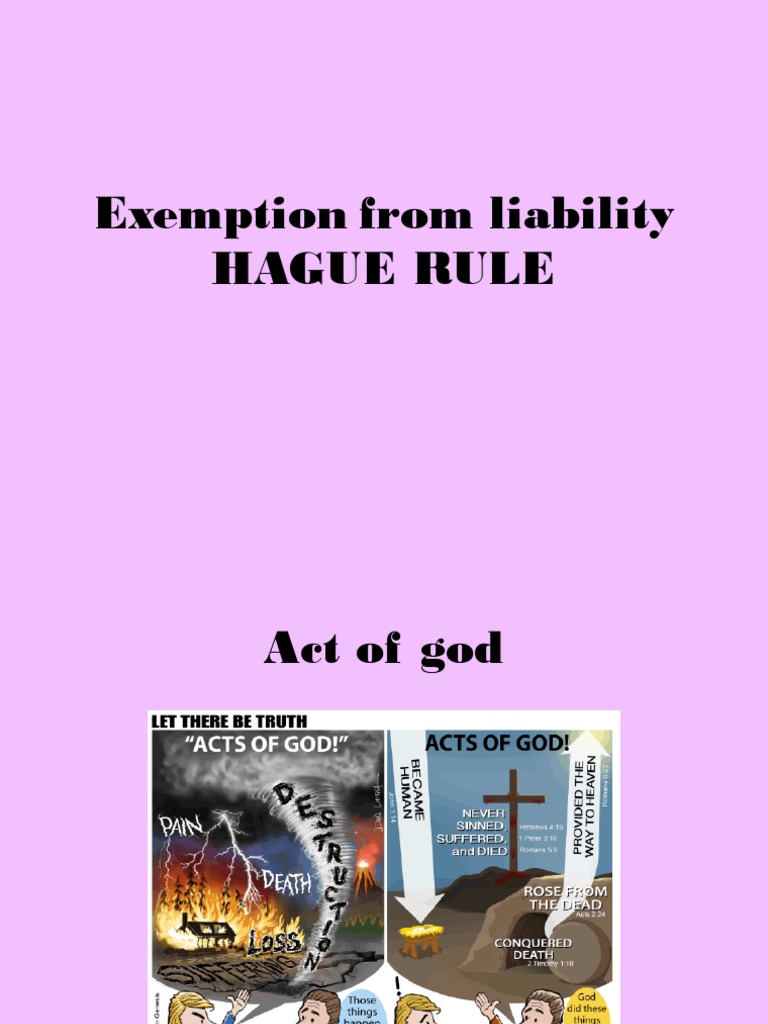 Exemption From Liability | PDF