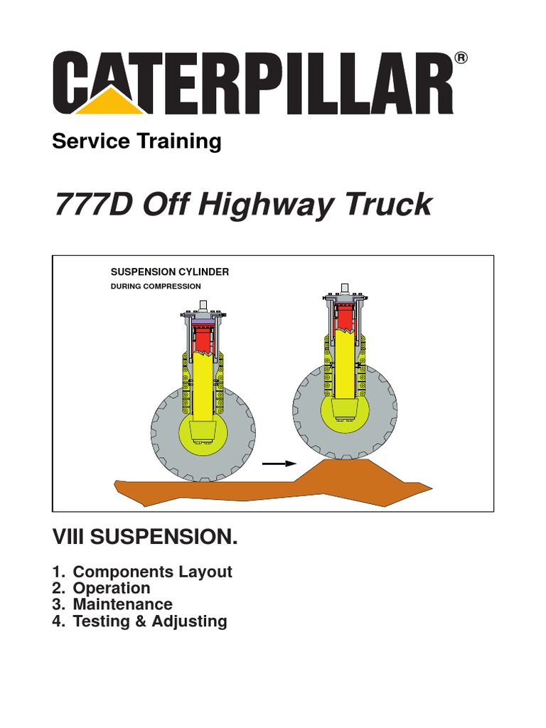777D Off Highway Truck: Service Training | PDF | Cylinder (Engine ...