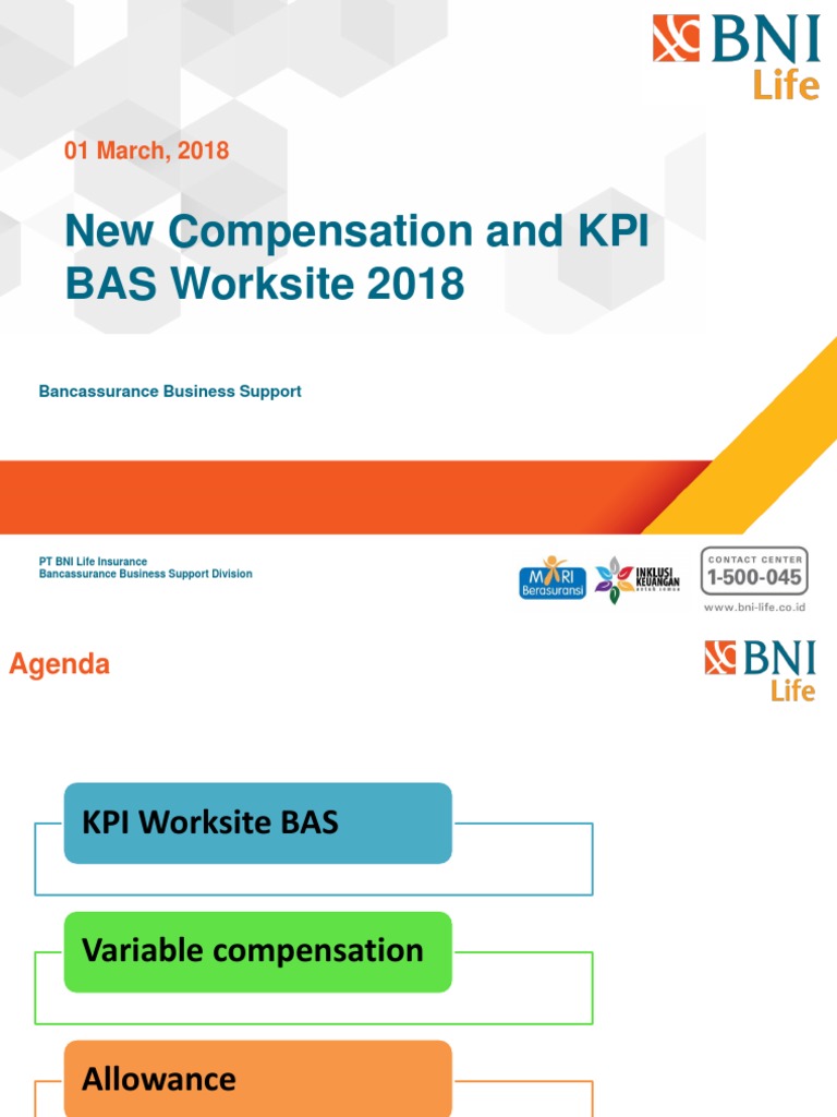 2018 Compensation and KPI Guidelines for Bancassurance Business Support ...