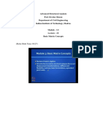 Advanced Structural Analysis Prof. Devdas Menon Department of Civil Engineering Indian Institute ...