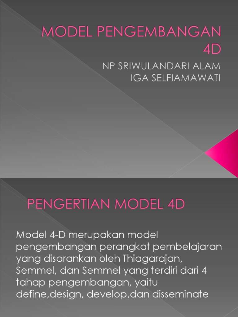 Model Pengembangan 4d | PDF