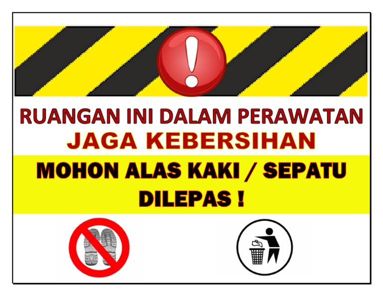 Rambu Kelas (Lepas Sepatu) | PDF