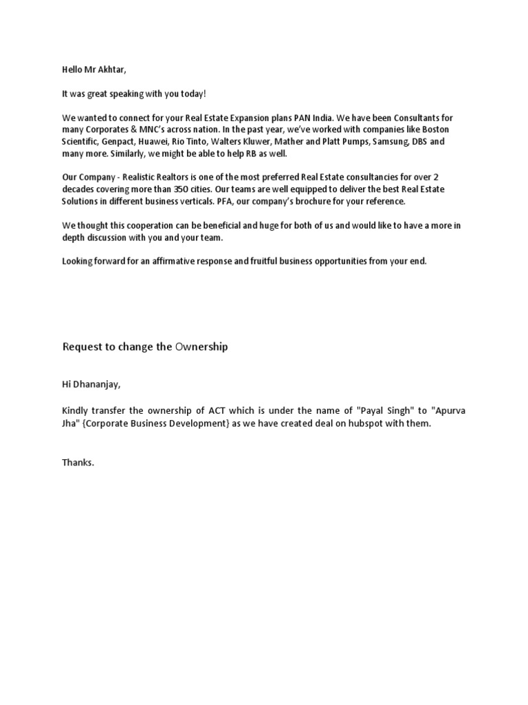 Mails Sample | PDF | Business