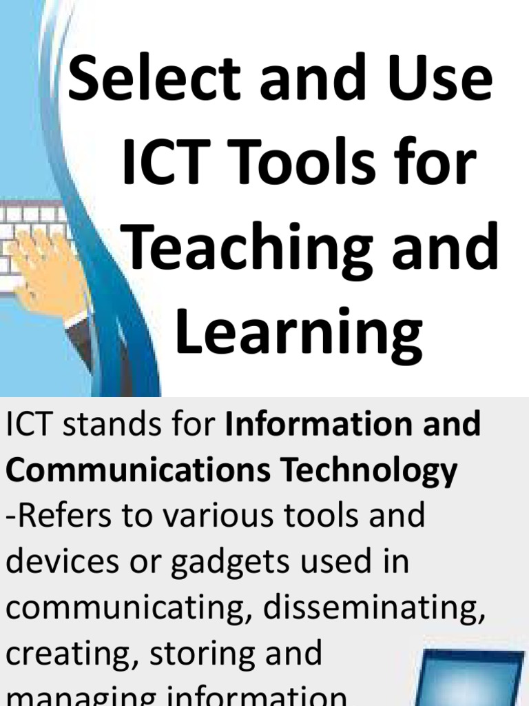 FILIPINO TTL1 Grp3 Select and Use ICT Tools For Teaching and Learning ...