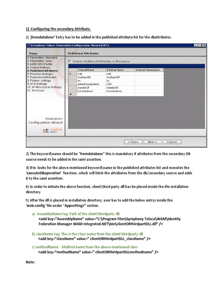A) Assemblyname Tag: Path of The Client/Thirdparty DLL | PDF | Computer Architecture | System ...