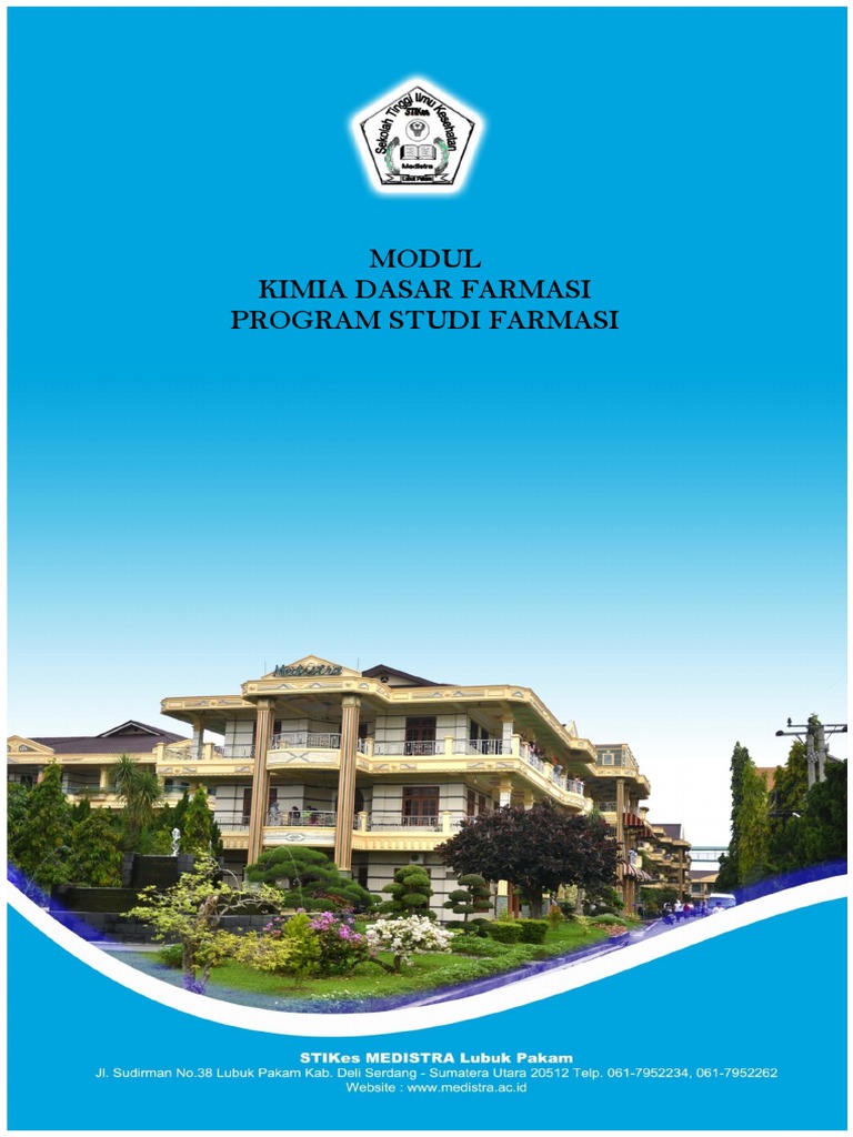 Modul Kimia Dasar Farmasi Program Studi Farmasi | PDF
