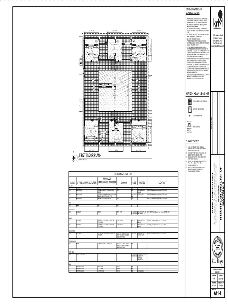 Finish Plan Legend | PDF | Tile | Flooring