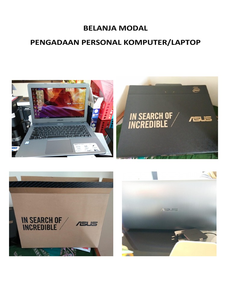 Belanja Modal Pengadaan Personal Komputer/Laptop | PDF