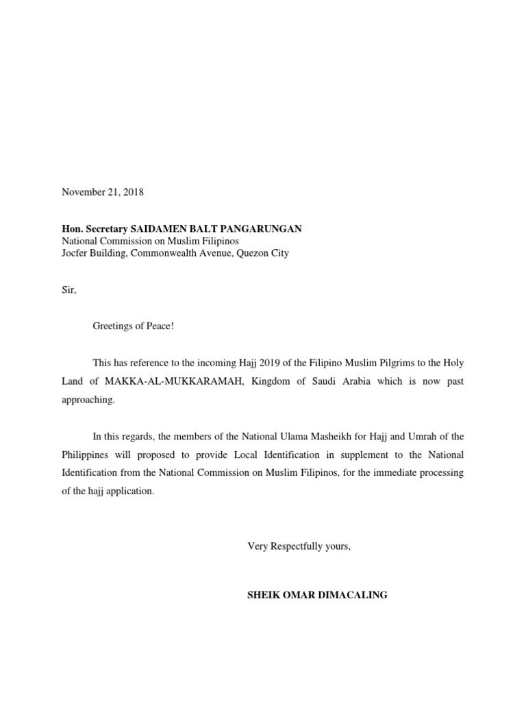Hon. Secretary Saidamen Balt Pangarungan | PDF