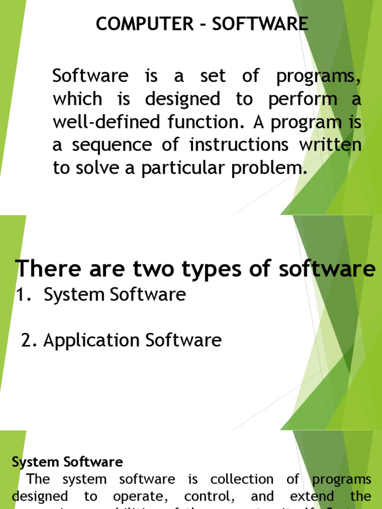 Computer Sofware | PDF | Computer Program | Programming
