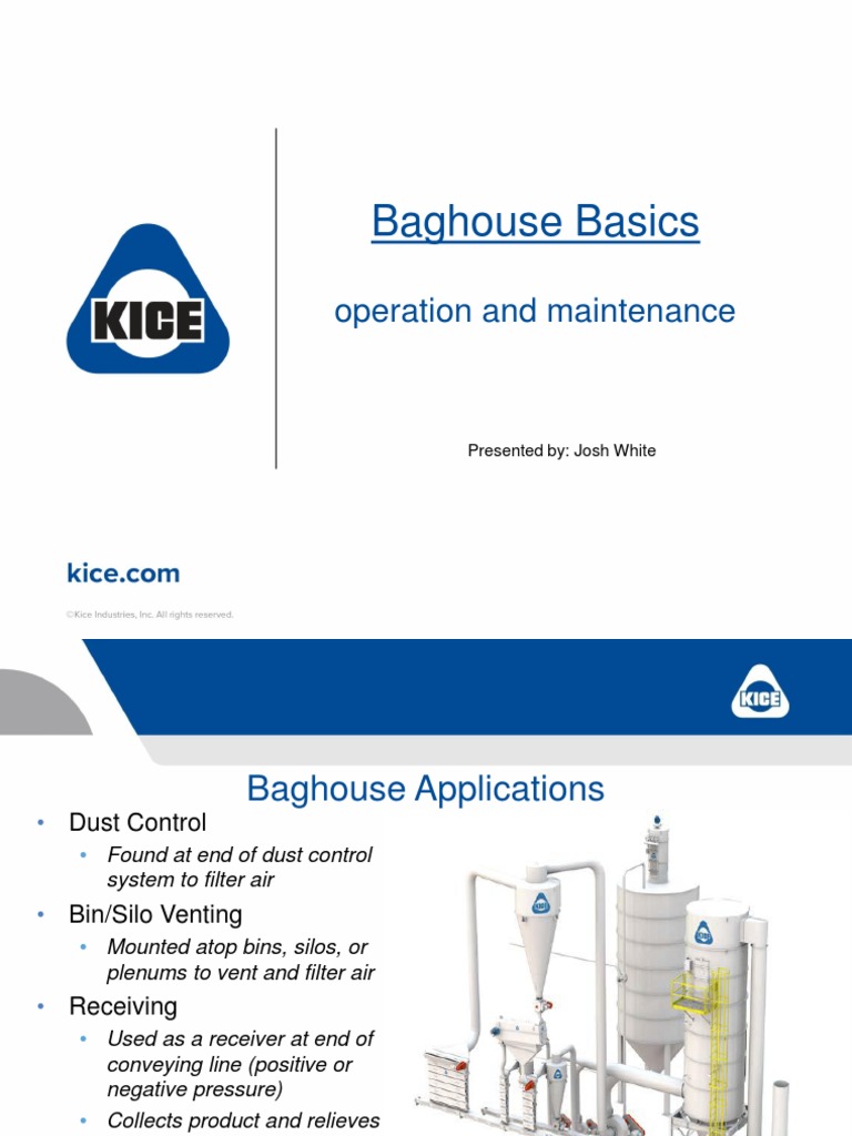 Baghouse Basics: Operation and Maintenance | PDF | Filtration ...