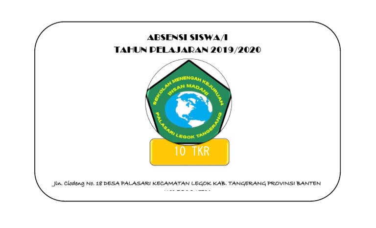 Cover Absen Kelas | PDF