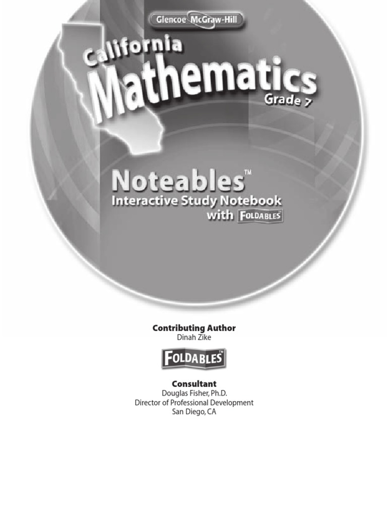 California Mathematics Grade 7 | PDF | Fraction (Mathematics) | Area