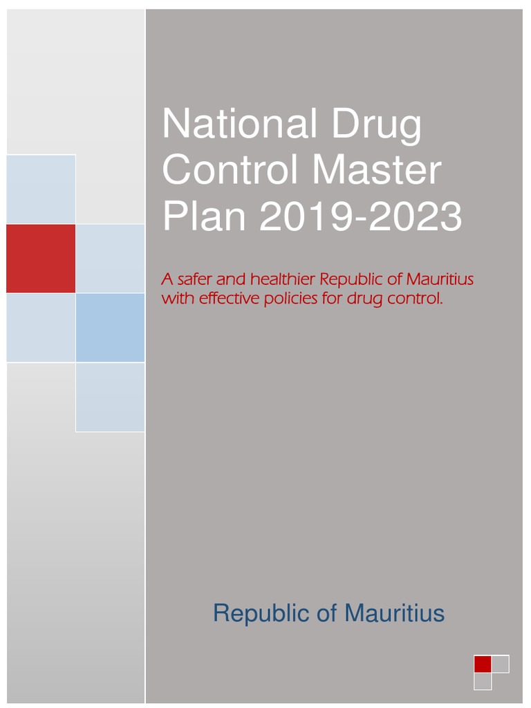 National Drug Control Master Plan 2019-2023 | PDF | Illegal Drug Trade ...